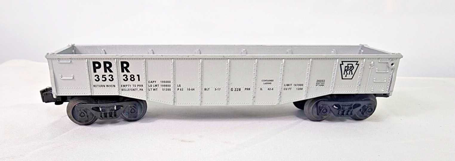 Lionel 6-26053 Pennsylvania Railroad Silver Gondola Train Car LN | eBay