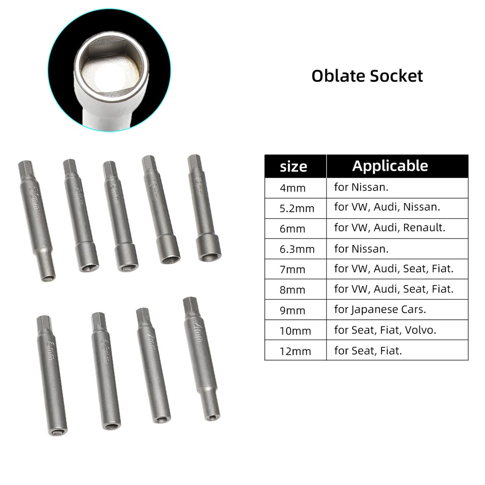 47pc Shock Absorber Tool Kit Suspension Top Mount Strut Nut Removal ...