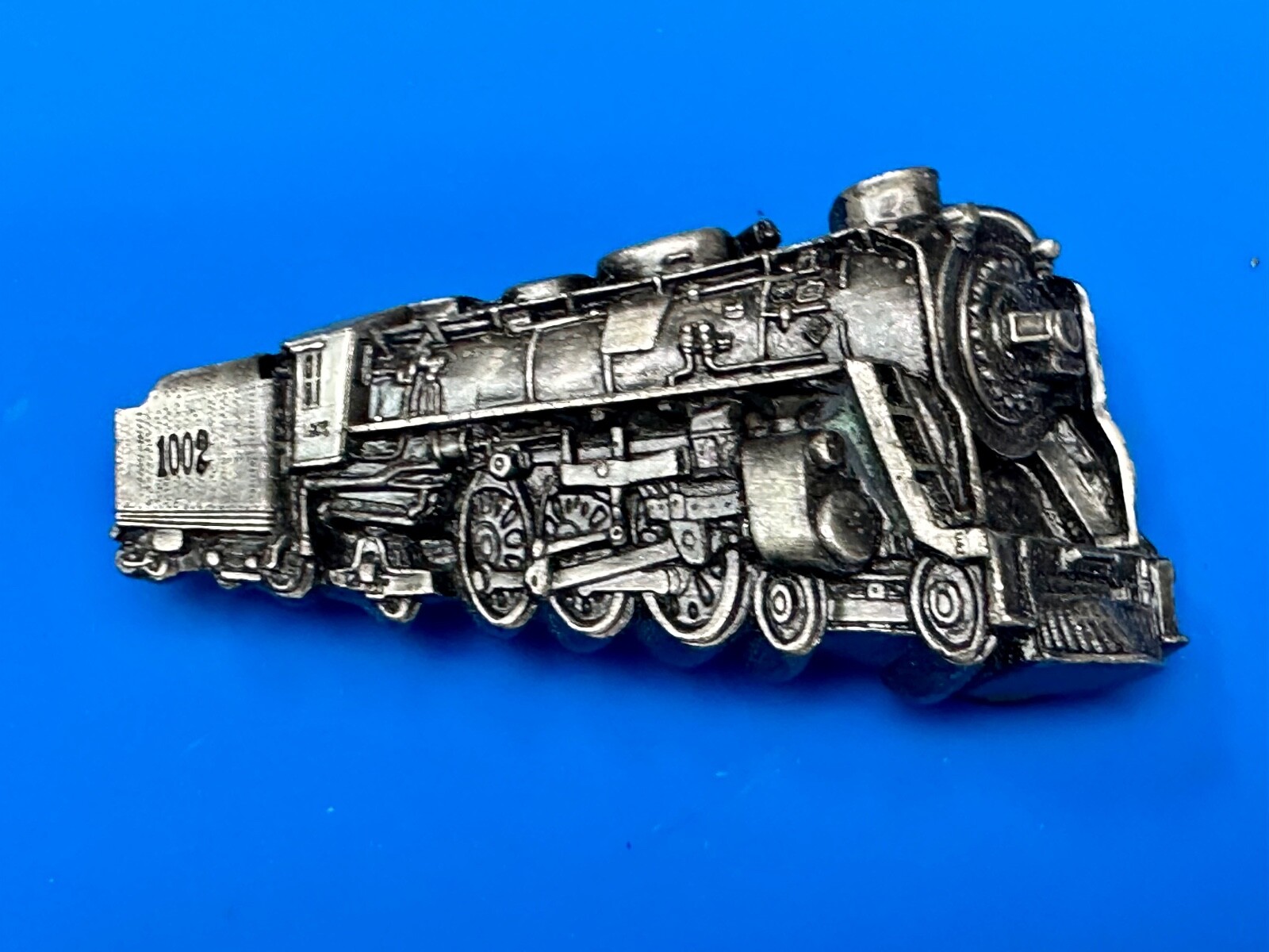 #1002 Train Steam Locomotive Vintage 1978 Cutout RR B… - Gem