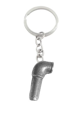 Plumbing U-Bend GT313 English Pewter on a Split Ring Keyring | eBay