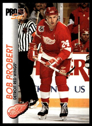 1992-93 Pro Set #46 Bob Probert Detroit Red Wings Hockey Card | eBay