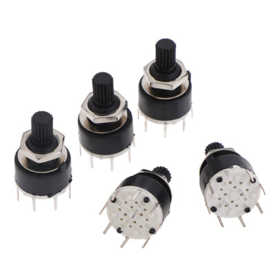 Rotary - Rotary Switch 3 Position 6 Pole