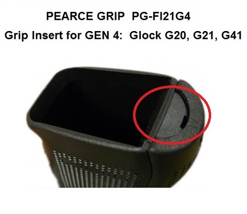 Pearce Grip PG-FI21G4 Glock Fits GEN 4 GEN4 20 21 40 41 Frame Plug ...