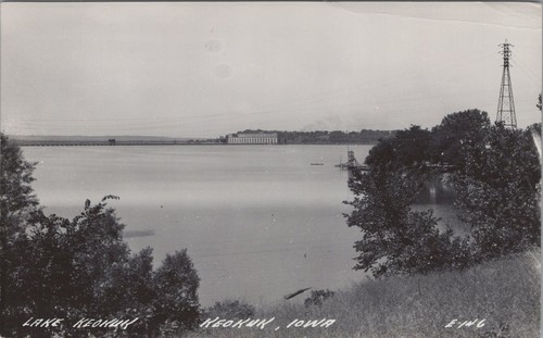 Lake Keokuk Iowa IA Power Plant Dam Hydroelectric RPPC Postcard | eBay