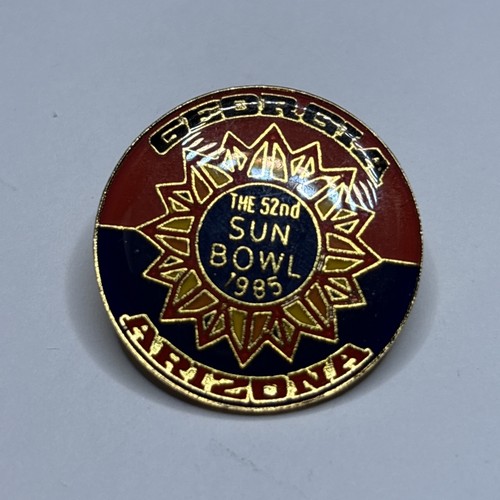 Lapel Pin - NCAA Football Georgia At Arizona 1985 52nd Sun Bowl Sku 52 ...
