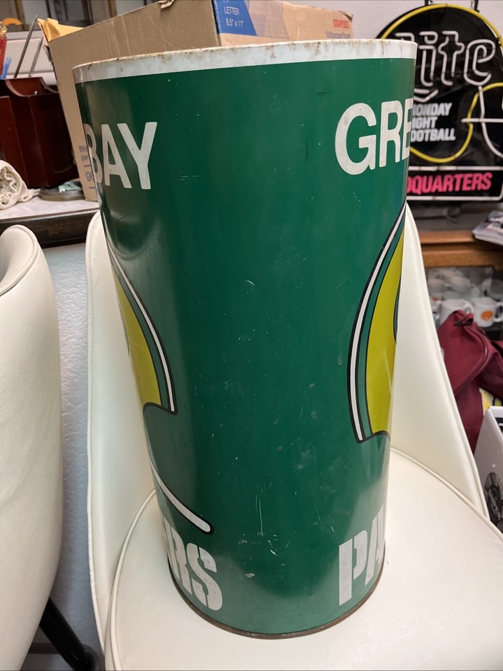 NFL Green Bay Packers Trash Can. Vintage Single Bar Helmet. | eBay