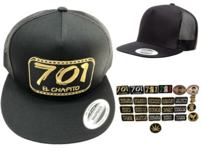 Mexico 701 Chapo Style Cap Mesh Yupoong Five-Panel Trucker Snapback ...