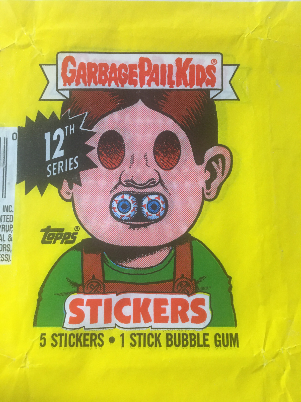 1988 GPK Garbage Pail Kids Series 12 Single Cards U Pick Complete Your ...