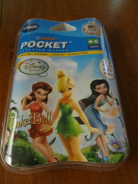 VTech Vsmile Pocket Game Cartridge Disney Tinkerbell 4 to 6 Yrs for ...