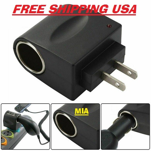 6 X 110V - 240V AC Plug To 12V DC Car Cigarette Lighter Converter ...