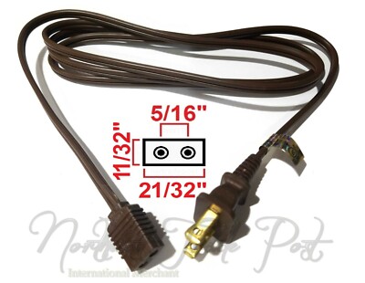 AC Power Cord for Vtg Bearcat 210 Scanner Radio Model BC-210 BC210-1 BC ...