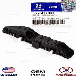 BRACKET FRONT BUMPER RIGHT GENUINE! FOR HYUNDAI SONATA 2015-2017 ...