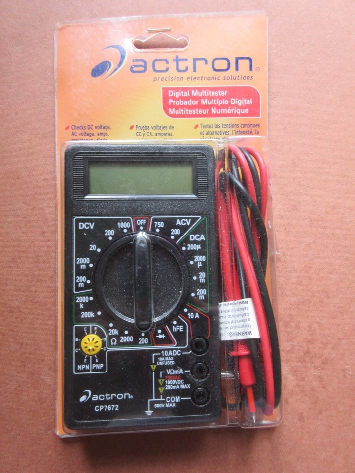 Lot 10pcs Actron Digital Multitester Meter CP7672 New In Package | eBay