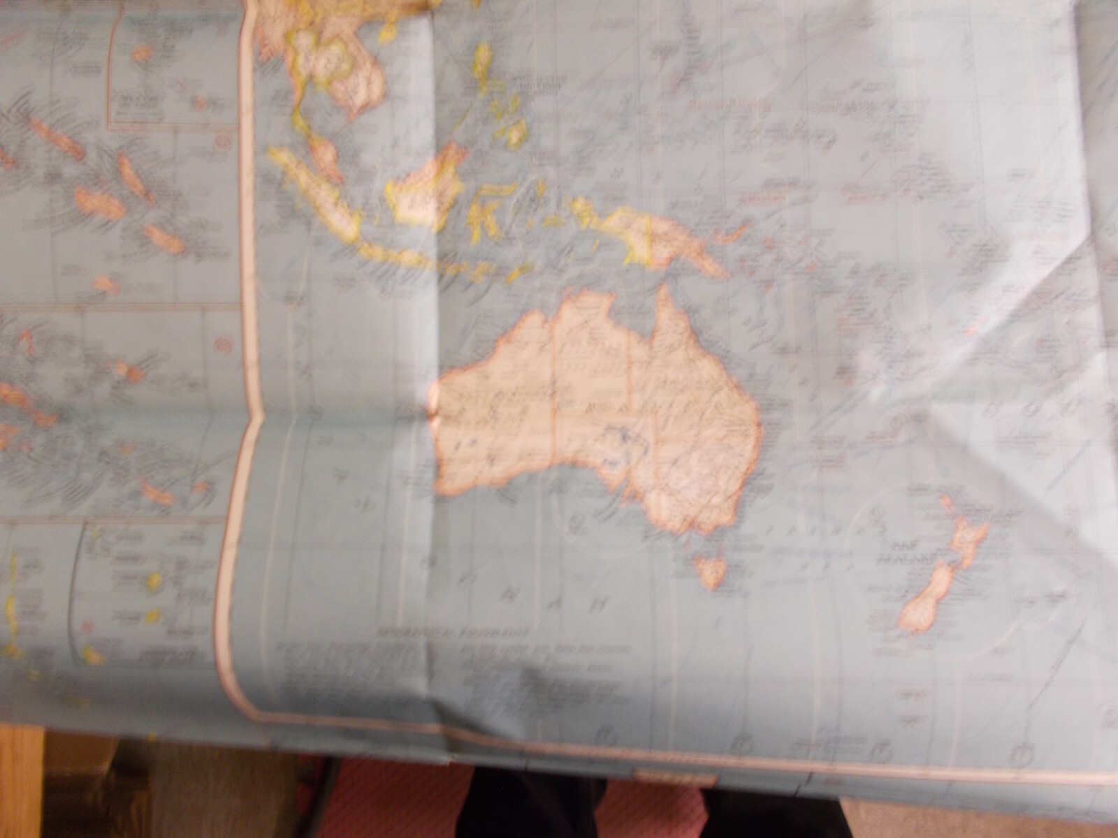1936 National Geographic Map of the Pacific Ocean | eBay