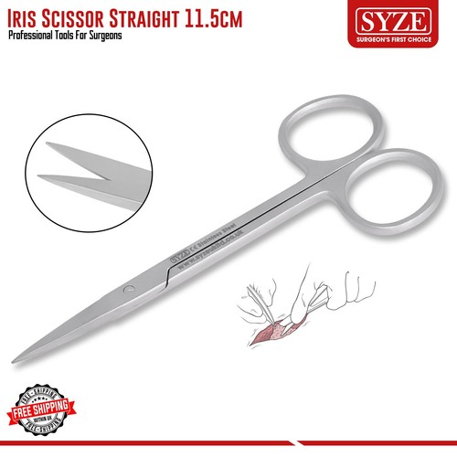Iris Scissors 11.5CM STRAIGHT Dental Surgery, For Trimming & Cutting Sutures CE | eBay