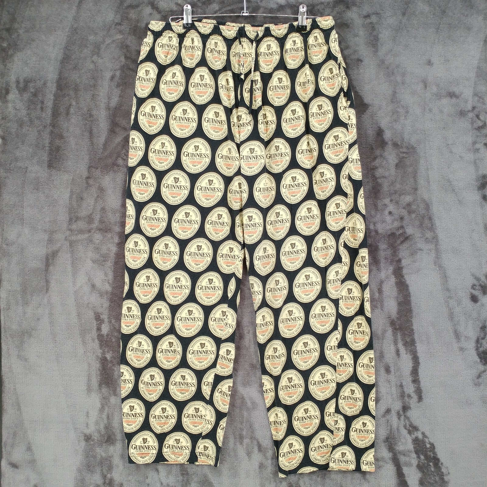 Guinness Beer Pajama Pants Large Cotton Pull On Stret… - Gem