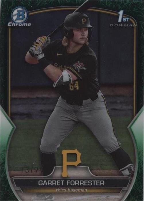 2023 Bowman Draft - Chrome Garret Forrester #BDC-197 Green Grass ...