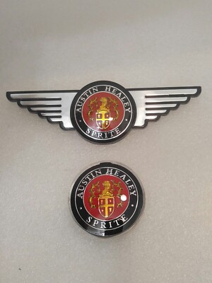 Austin Healey Sprite MKII MKIII MKIV Bonnet Emblem OE design | eBay
