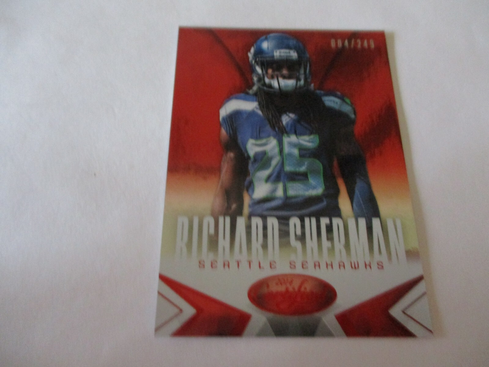 2014 Panini Certified Red Foil Richard Sherman Card #88 Serial #4/249 ...
