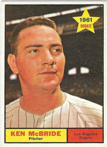 1961 TOPPS - #209 KEN McBRIDE (ANGELS)!! GREAT CARD!! | eBay