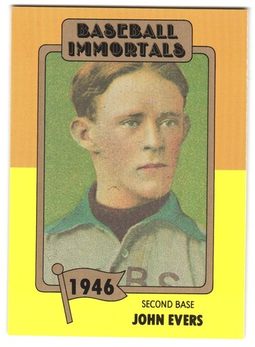 Johnny Evers Baseball Immortals Trading Card # 42 | eBay