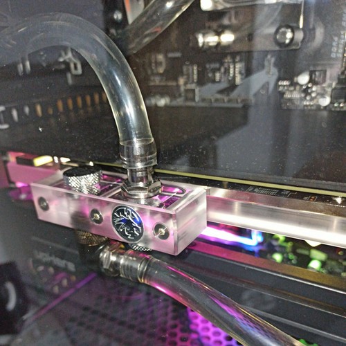 Bykski A-as58dual-x GPU Water Cooling Block for ASUS Rx580 Dual O8g for ...