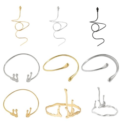 Blingbling Snake Upper Arm Cuffs Armlet Modern Armband Bangle Women ...