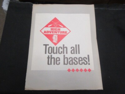 High Adventure Base Touch all the bases! brochure & Thank You Card 1970's BM1 | eBay