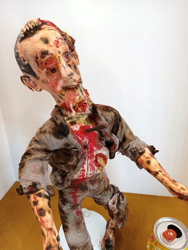Pee Wee Herman Zombie doll pull string OOAK One Of A Kind | eBay