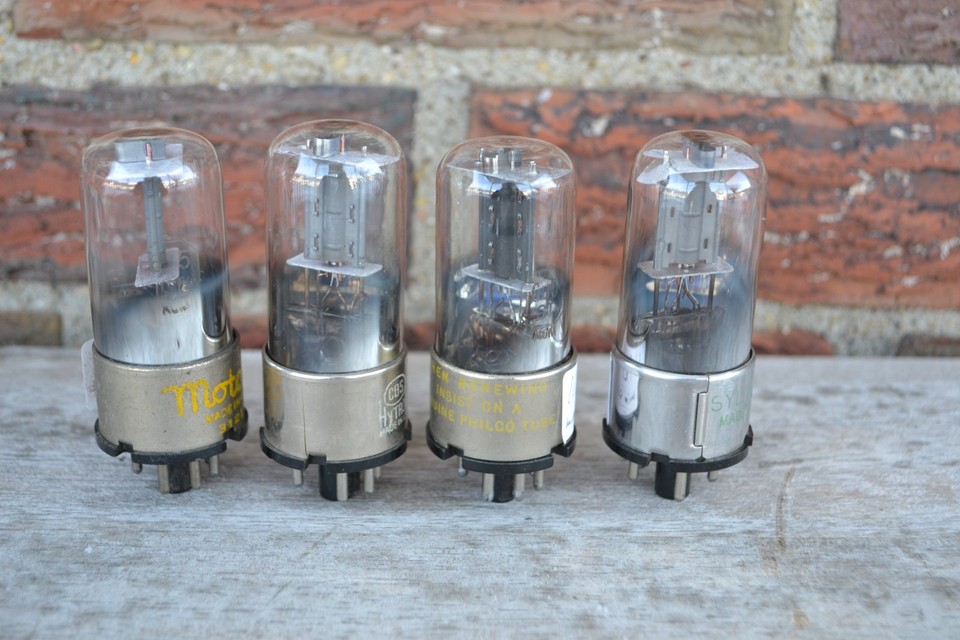 4 x 6J5 GT Vacuum Tubes Metal Base Test Strong to NOS | eBay