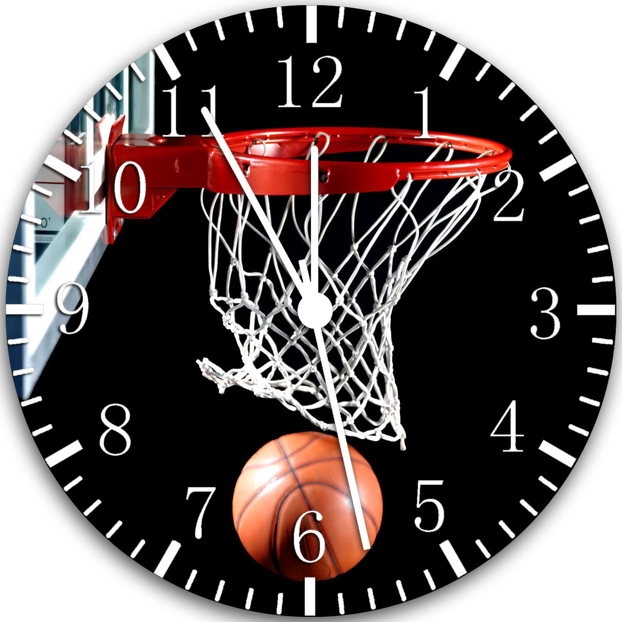 Basketball Frameless Borderless Wall Clock Nice For Gifts or Decor W118 ...