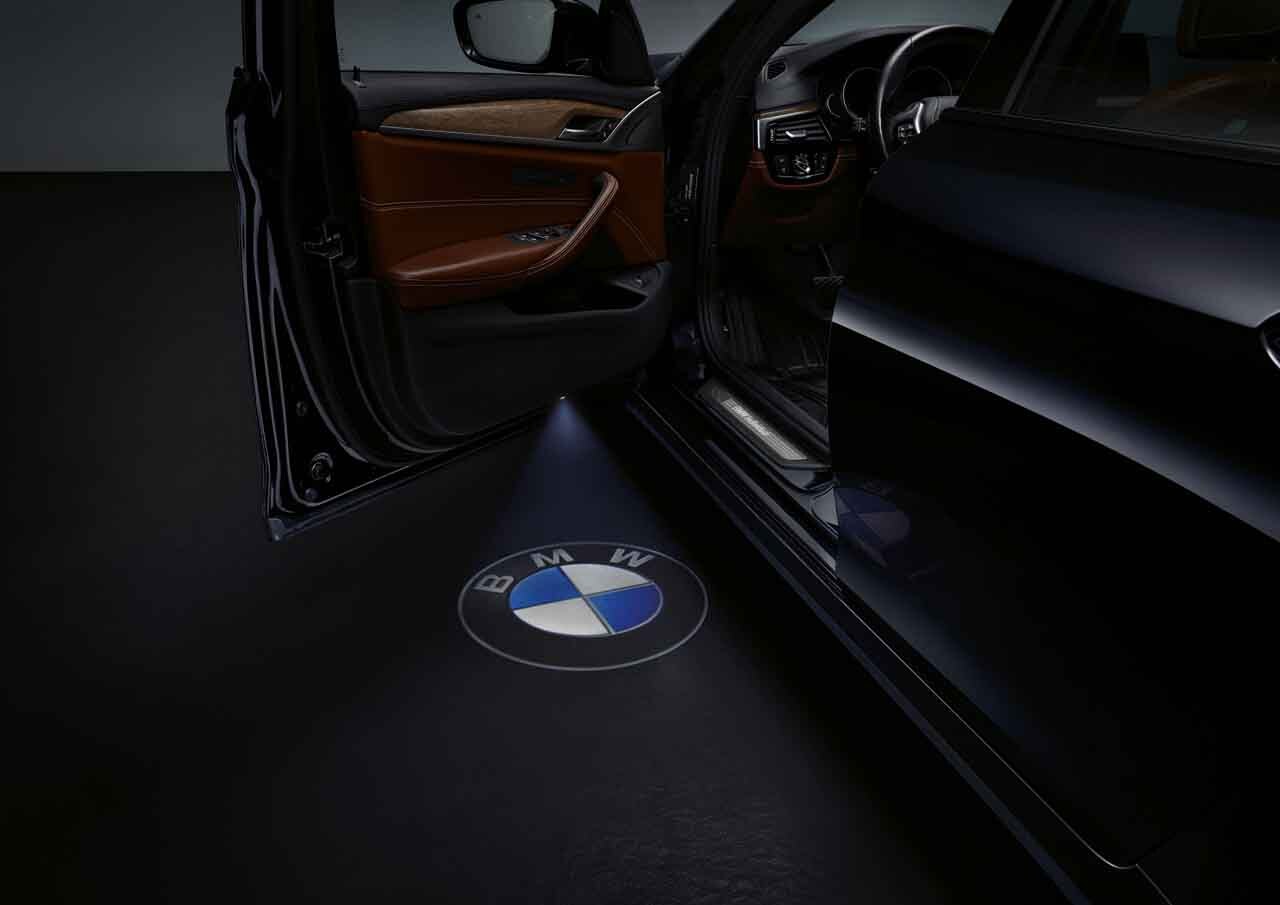 BMW Genuine LED Door Projectors 68mm Light Lamp Replacement 63312468386 ...