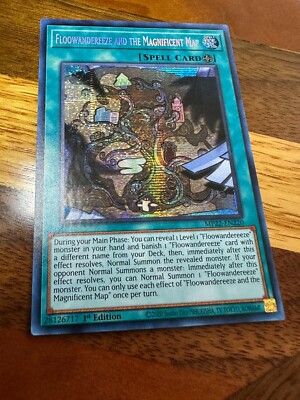 Floowandereeze and the Magnificent Map MP22-EN220 1st Ed Secret Rare NM ...
