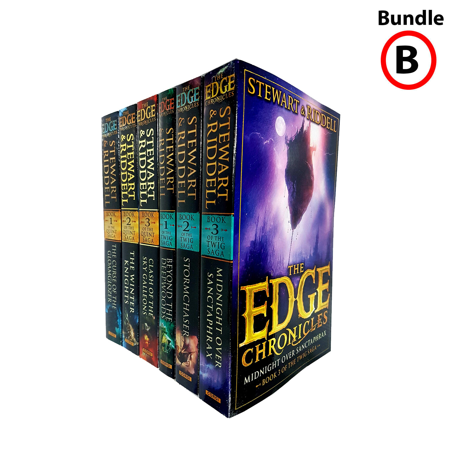 The Edge Chronicles Series Books Quint, Twig, Rook, Cade, Nate Saga ...