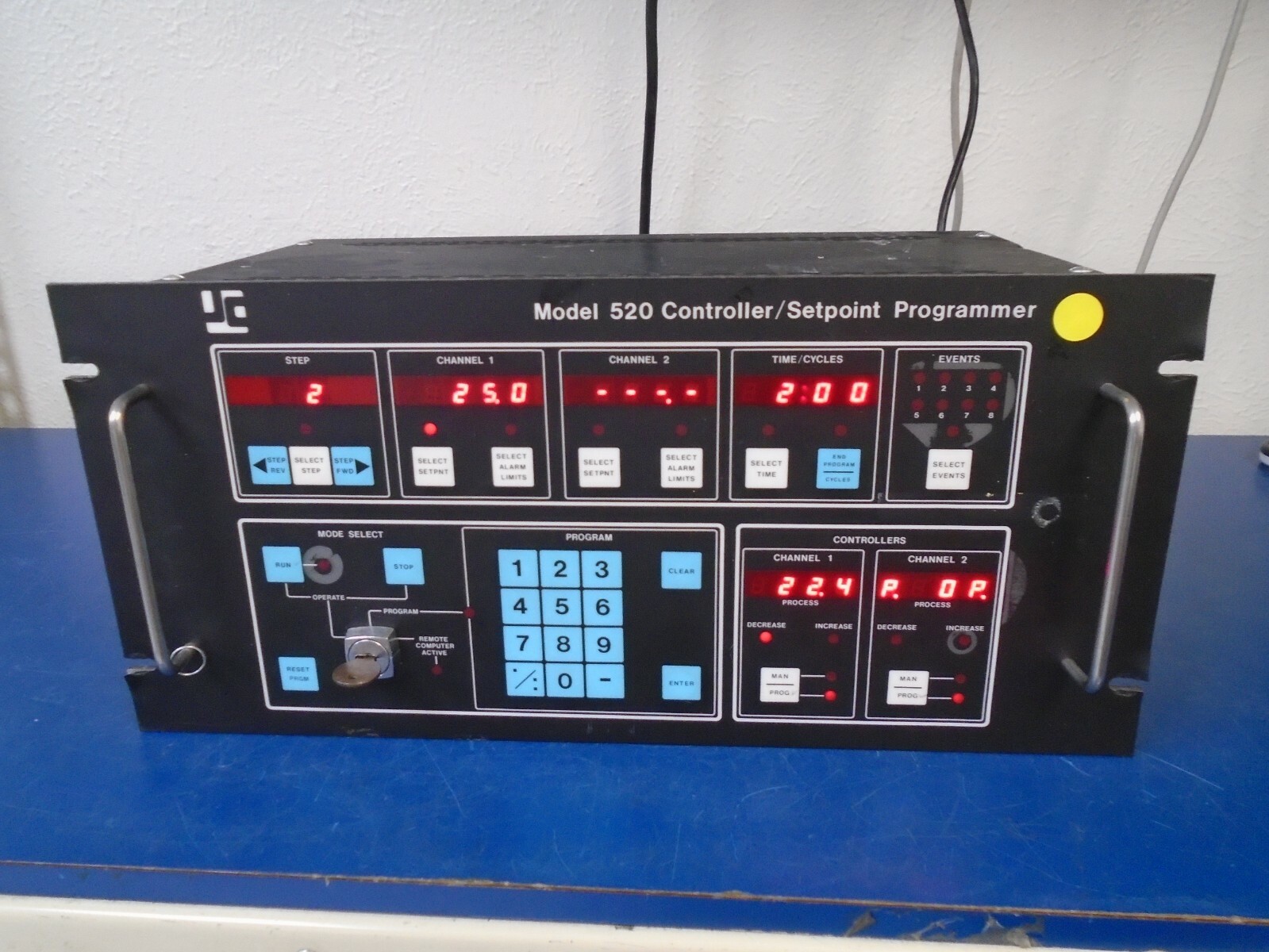 JC Systems Model 520 Controller / Setpoint Programmer 520-488-315CT-RH ...
