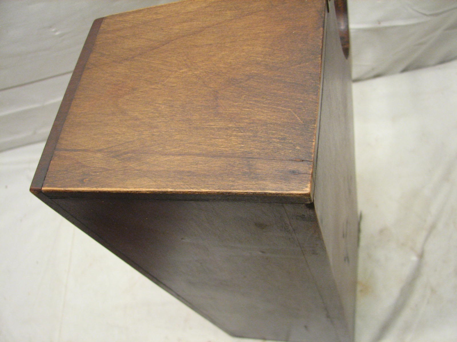 Wood Cherry Wall Colonial Candlebox Pocket Wooden Lidded Candle Box ...