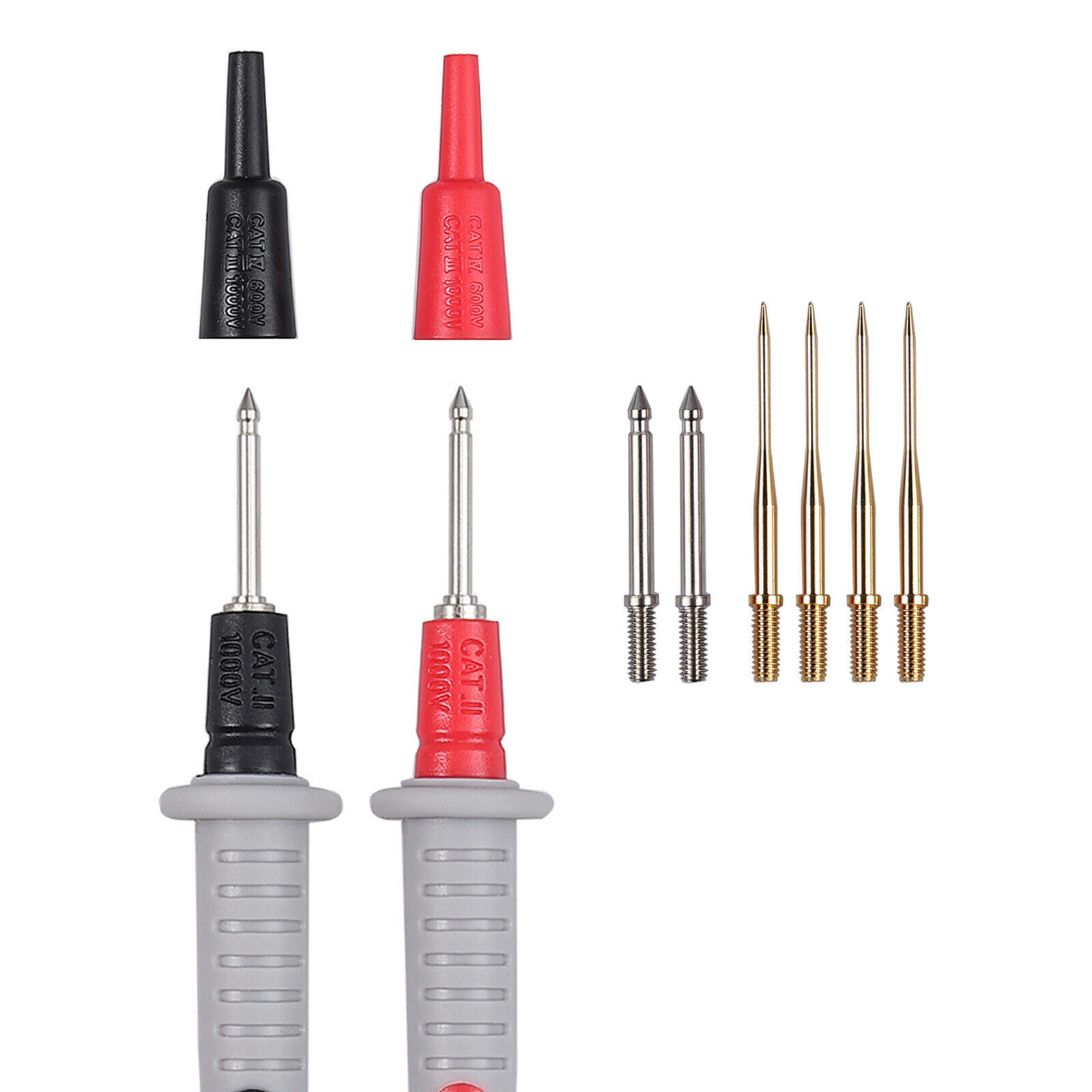 21Pcs Electrical Multimeter Test Leads Kit Voltmeter Tester Leads Set ...