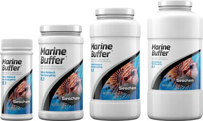 Seachem MARINE BUFFER 50g 250g 500g 1kg Marine Coral KH pH Booster ...