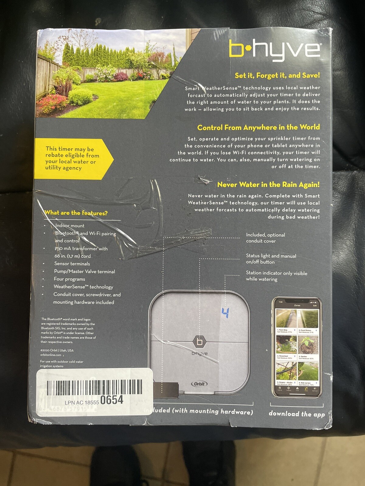 NEW ORBIT B HYVE 4 STATION SMART WIFI INDOOR OUTDOOR SPRINKLER TIMER | eBay