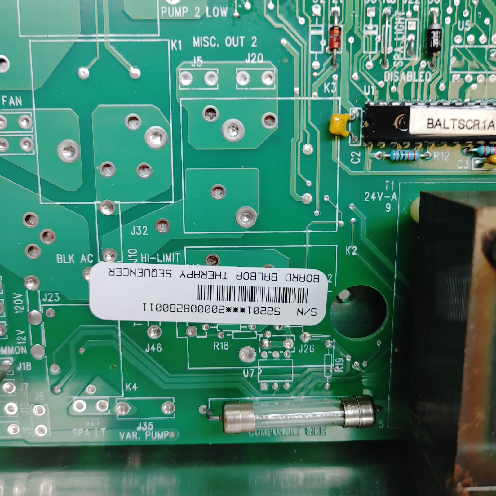 Balboa Massage Therapy Sequencer Controller 52200 Hot Tub Spa adb ...