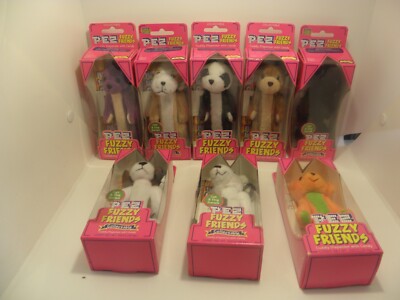 Selection of Pez Candy Dispensers Fuzzy Friends NEW IN BOX with Candy | eBay