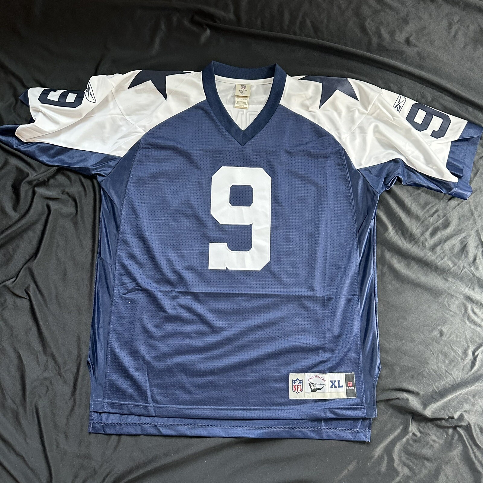 Tony Romo REEBOK DALLAS COWBOYS JERSEY NFL THROWBACK CLASSICS #9 | eBay