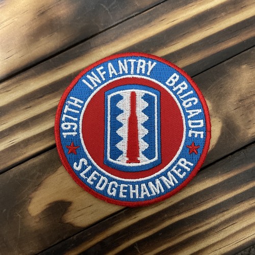 197th Infantry Brigade "Sledgehammer" Military Patch | eBay