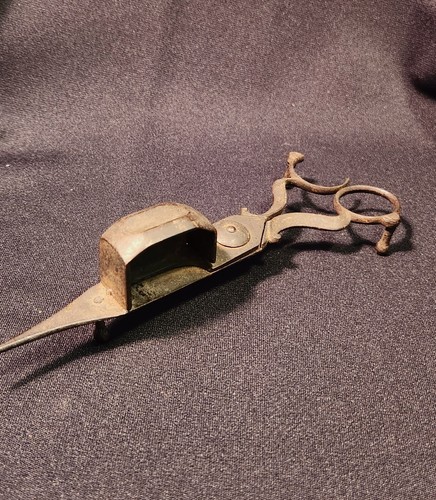 19th C Antique Iron Candle Snuffer/Wick Trimmer | eBay