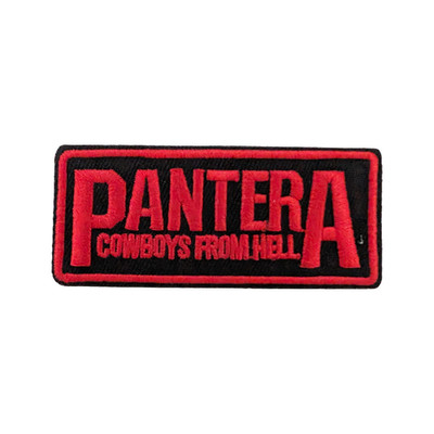 Pantera Patch, Pantera Iron On Embroidered Patch, Cowboys from Hell ...