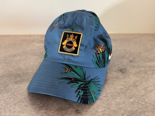 Nike Lebron James Blue Floral Heritage 86 Basketball Strapback Hat Cap ...