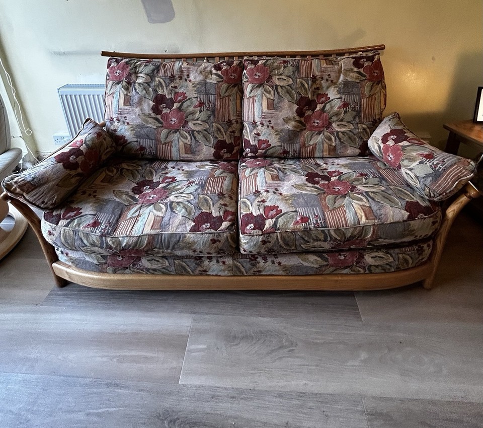 Ercol renaissance Large 3 Seater Sofa And Armchair | eBay UK