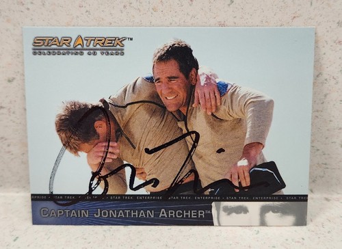 Star Trek 40th Anniversary #76 Captain Jonathan Archer SIGNED CBS ...