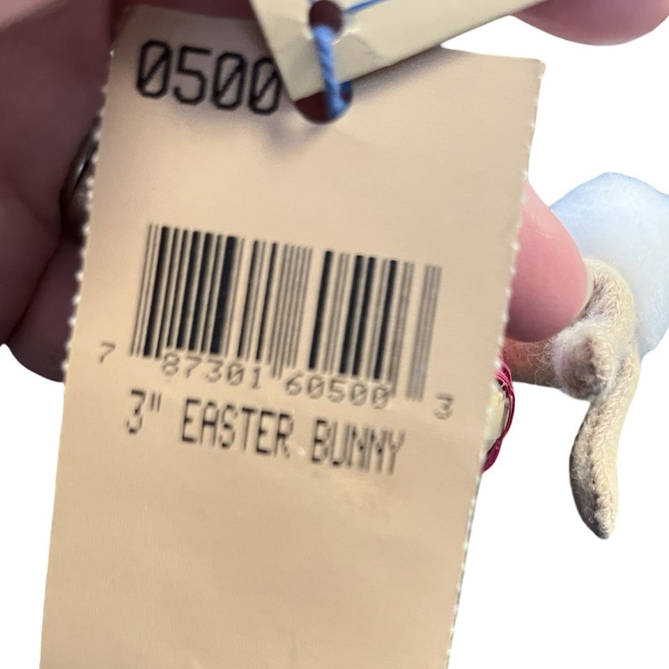 Vintage Annalee Dolls 3" Easter Bunny 1996 Eyes Closed #0500 With Tags ...