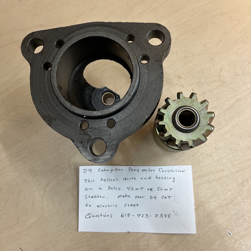 D2 and D4 Caterpillar Pony Motor Conversion Helical Flywheel | eBay